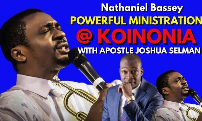 NATHANIEL BASSEY BRINGS DOWN GLORY IN HIS LIVE PERFORMANCE @ KOINONIA ...
